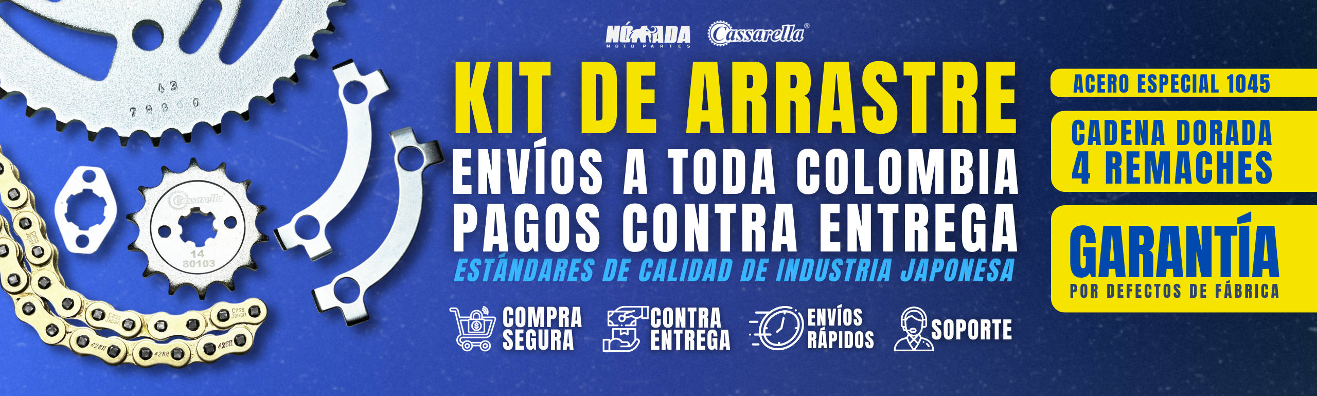 Kits Arrastre Bajaj – NOMADA MOTO PARTES
